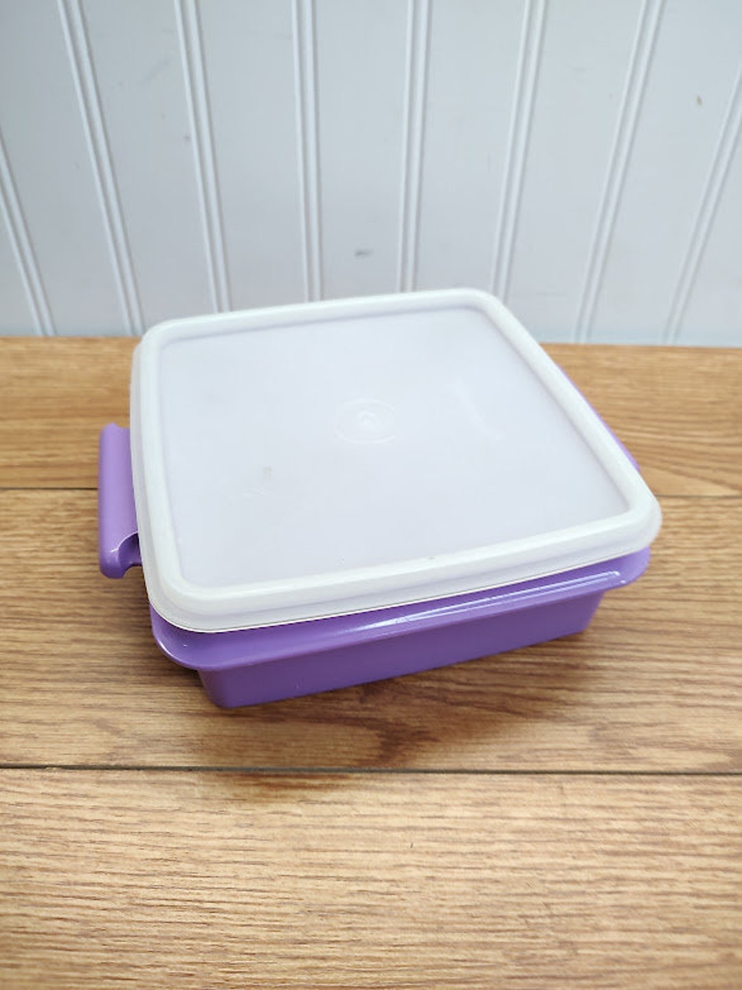 Tupperware Vintage Purple Tupperware Quartet Container #1362 Sandwich ...