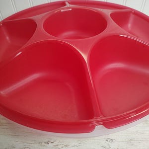 Tupperware Extra Large Serving Center Set, Almond Color 1665-2- - Etsy