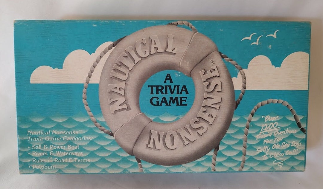 Nautical Nonsense; a Trivia Game ~ Ocean Sea Trivia - Etsy