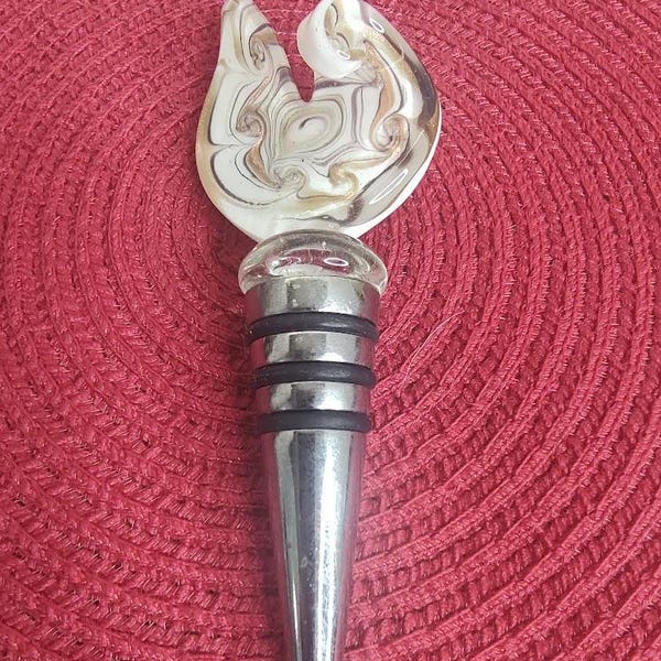 Glass Wine Stopper Murano - Etsy