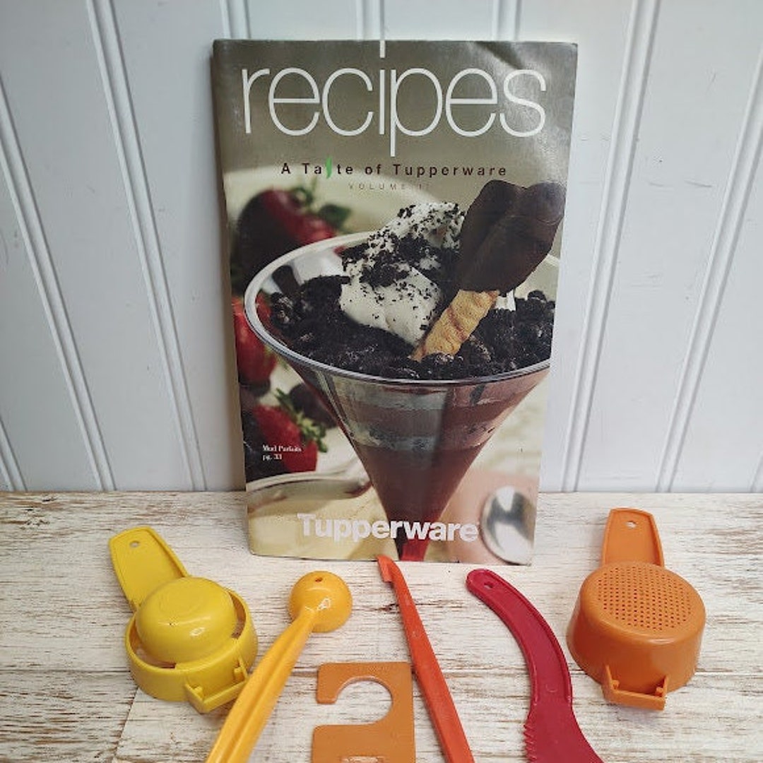 Tupperware Recipe Book & Gadget Bundle Tupperware Lover Gift - Etsy