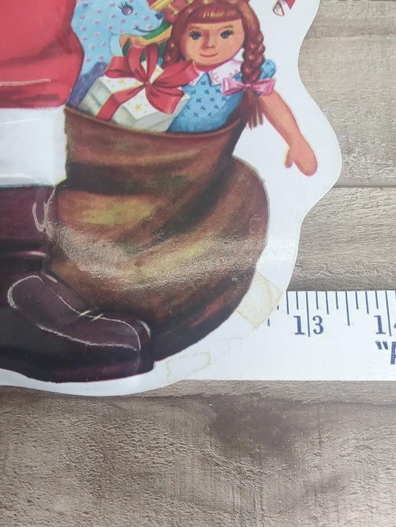 1950s Timco Plastic Blow Mold Santa Claus 3-D Wall Hanging ~ Vintage ...
