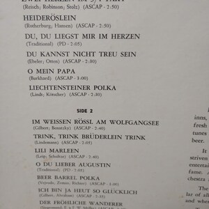 German Sing Along- 16 German Songs for You to Sing LP (ACP) 12" - Etsy
