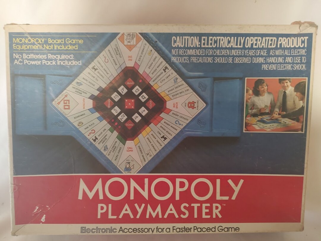 Monopoly Play Master 1982 Version ~ Collectible Game ~ Retired Game ...