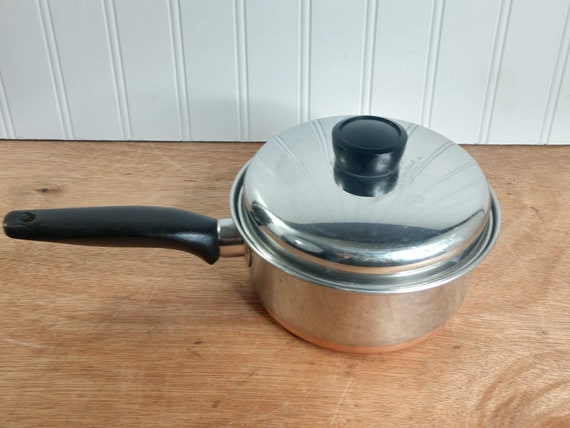 1QT RW COPPER MAID Stainless Steel Copper Clad 1 Qt Saucepan Etsy UK