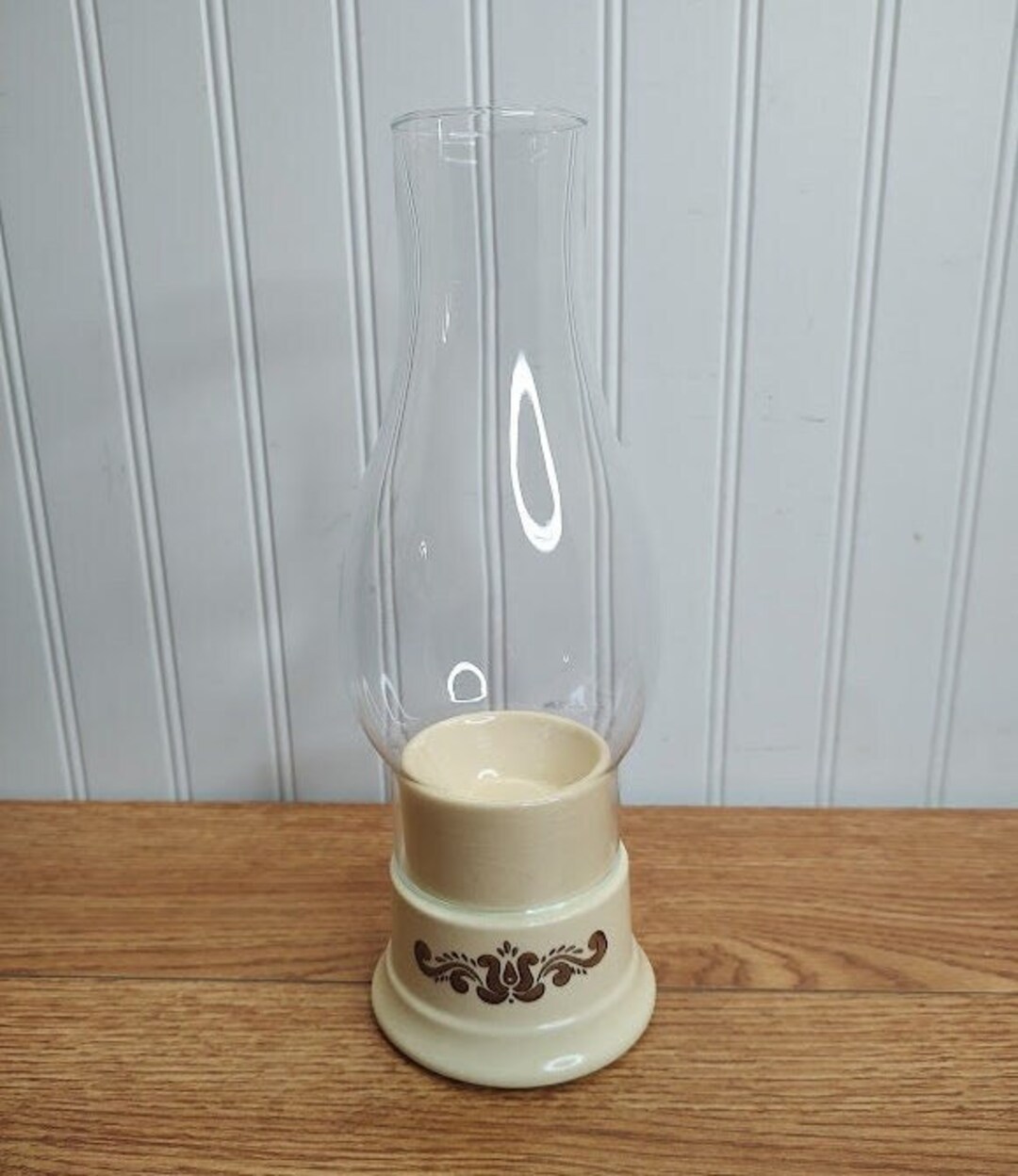 Pfaltzgraff Heirloom Hurricane Lamp ~ Pfaltzgraff Brown - Etsy