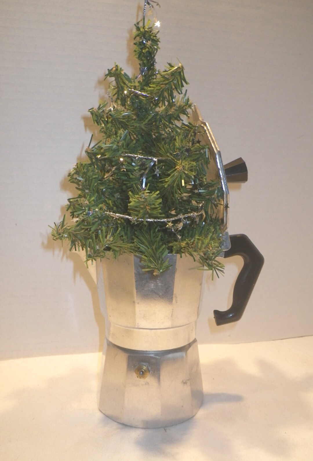 Small Italian Expresso Aluminium Coffee Pot Christmas Tree Farmhouse ...