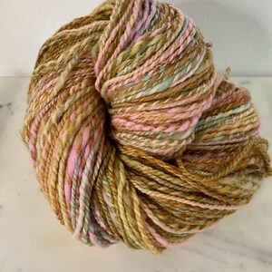 Vintage Inspired Handspun Yarn, Iridescent Cormo Wool Yarn, Light DK ...