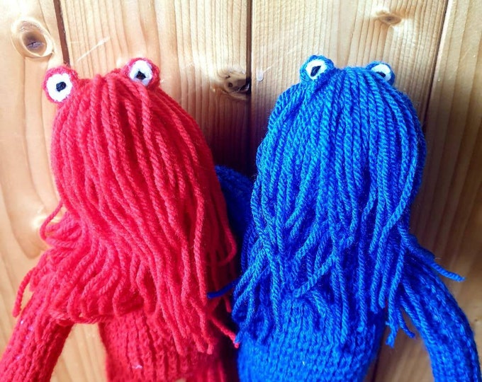 Red Guy Plush: 10-inch Enigma From 'don't Hug Me I'm Scared.' - Etsy