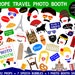 PRINTABLE Europe Photo Booth PropsEurope Travel Photo | Etsy