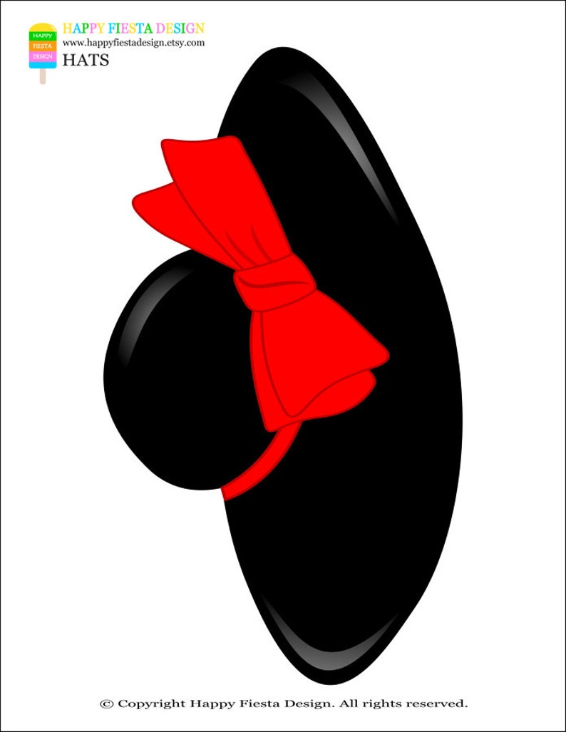 PRINTABLE Hats Photo Booth Props-printable Hat Photo | Etsy