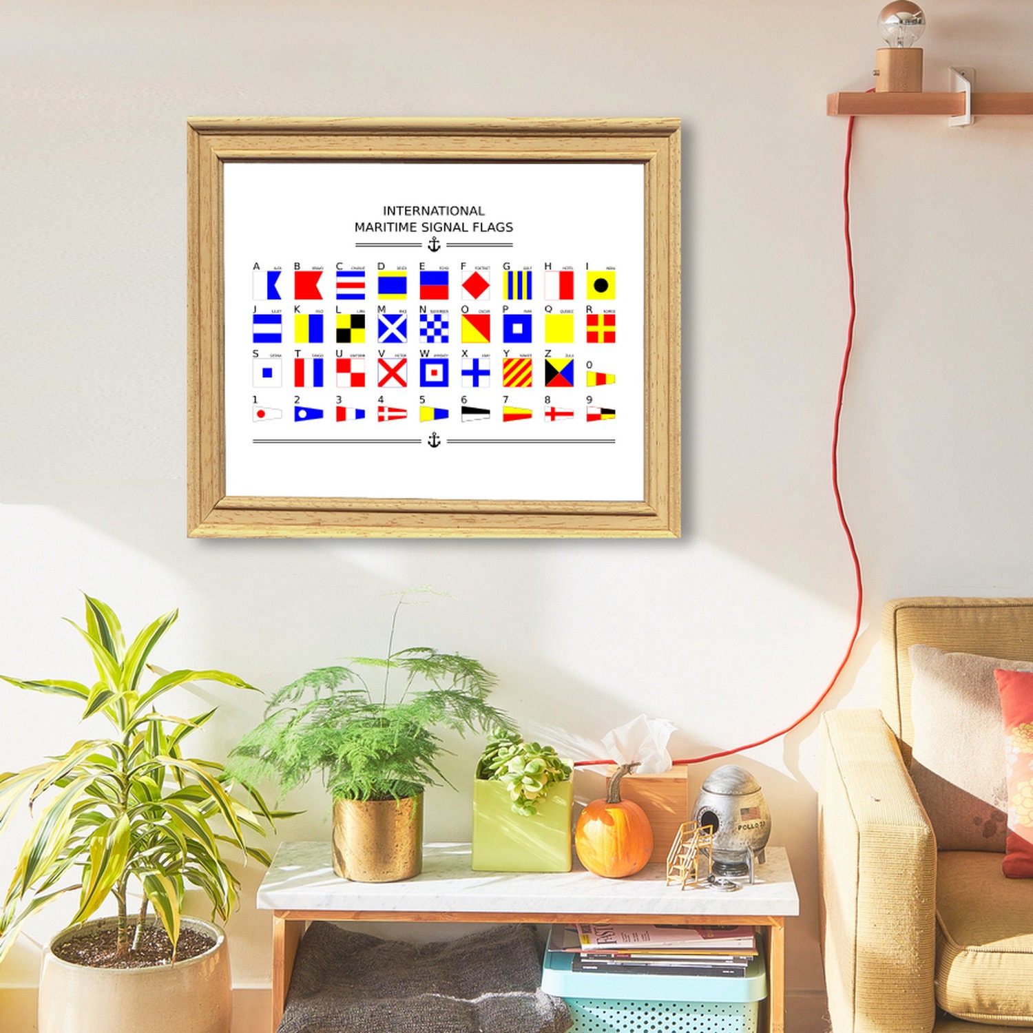 International Maritime Signal Flags Poster-nautical Flags Alphabet ...