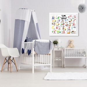 World Alphabet Poster-printable Alphabet-around the World Travel ...