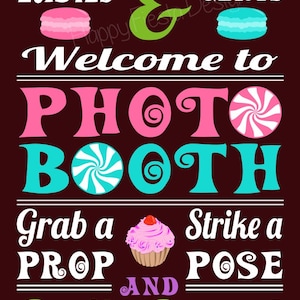 PRINTABLE Sweet Shoppe Photo Booth Props-sweet Shoppe Props-sweet ...