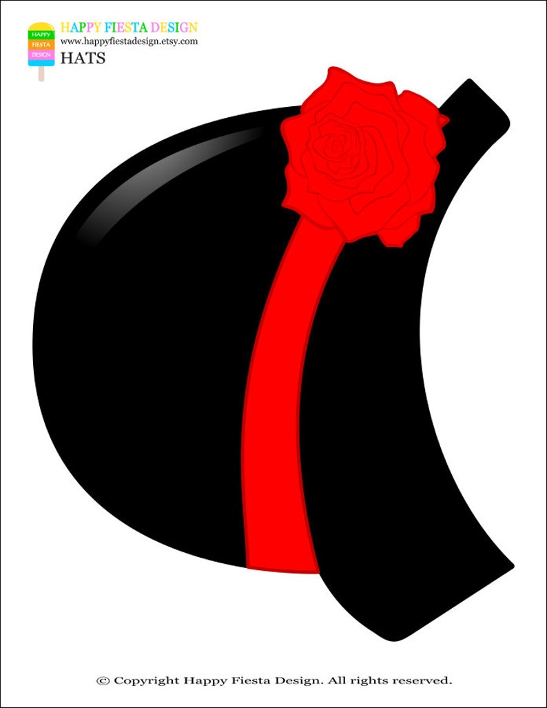 PRINTABLE Hats Photo Booth Props-printable Hat Photo | Etsy