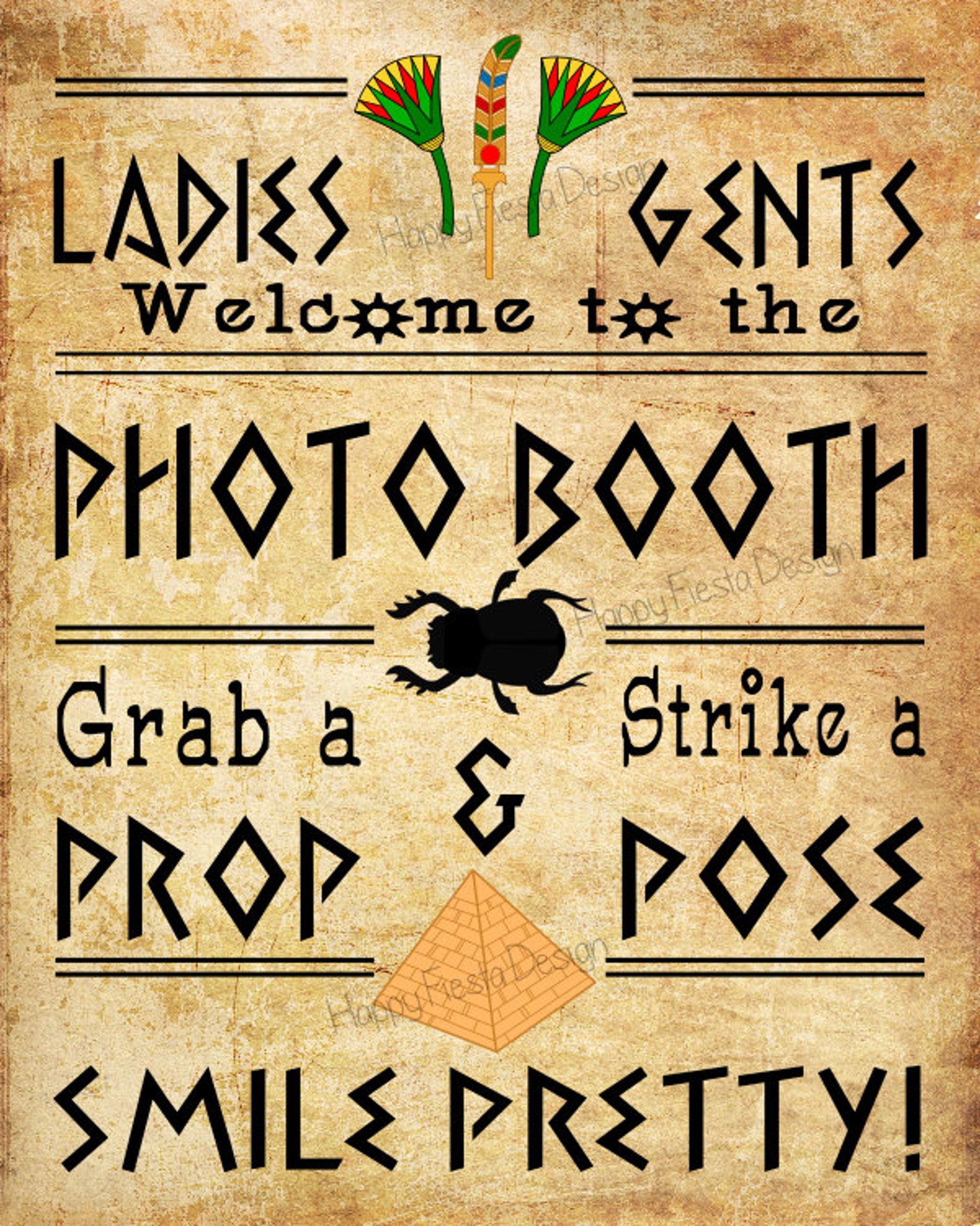 PRINTABLE Egypt Photo Booth Props-ancient Egypt Props-egyptian Pharaohs ...