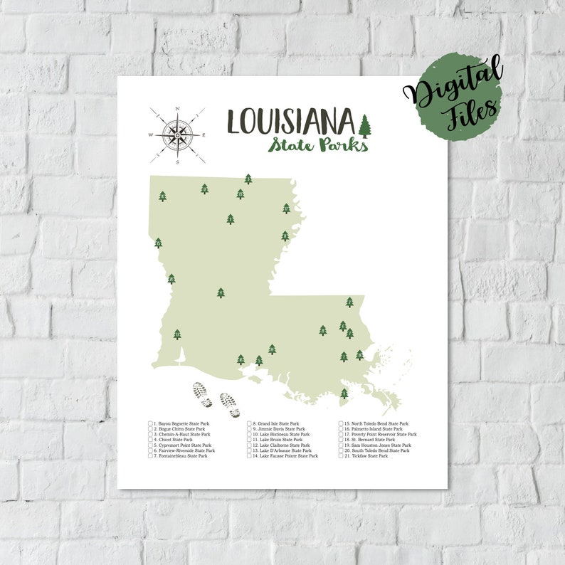 Map Of Louisiana State Parks - Map