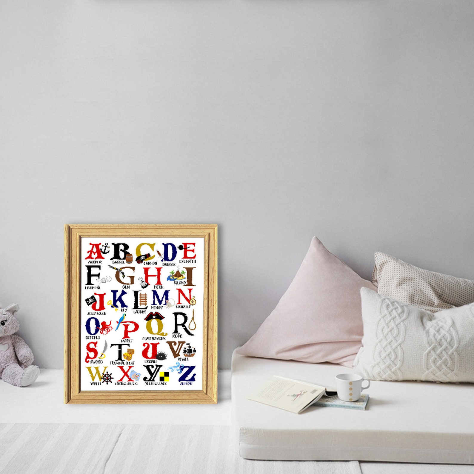 Pirate Alphabet Poster-printable Alphabet-printable Pirate ABC - Etsy