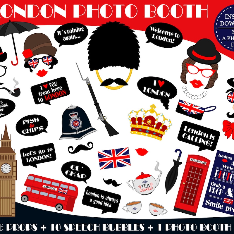 London Backdrop - Etsy