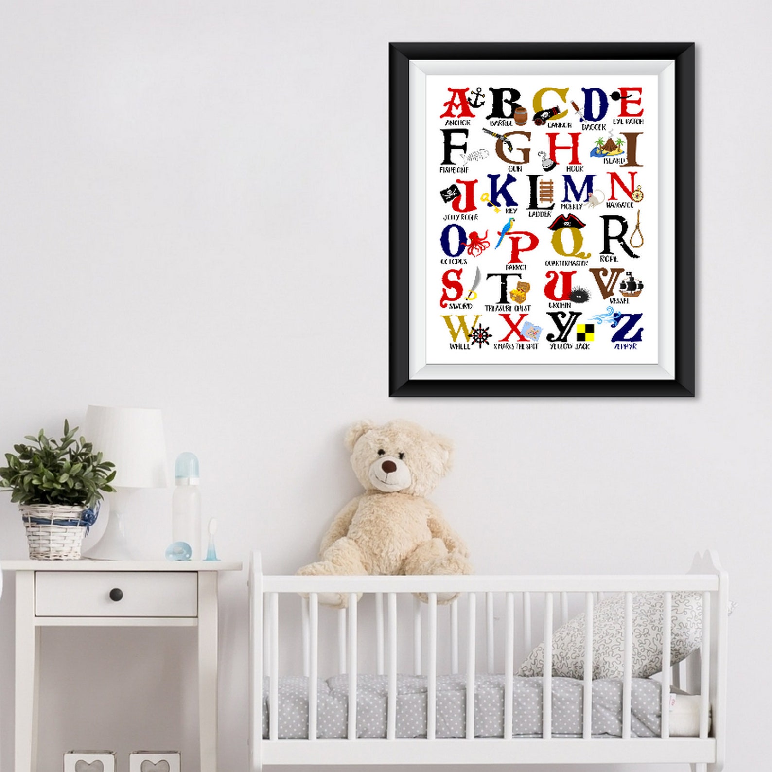Pirate Alphabet Poster-printable Alphabet-printable Pirate ABC - Etsy