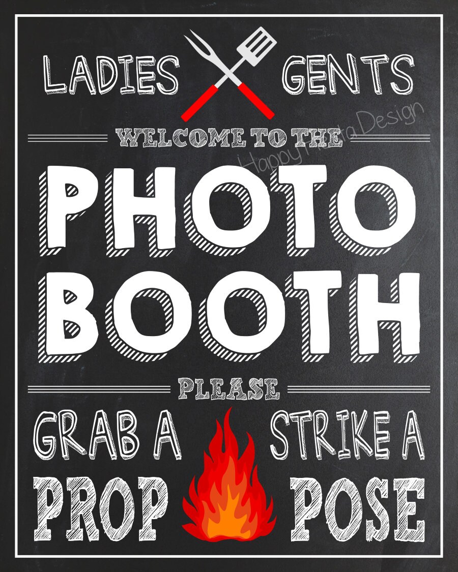 PRINTABLE BBQ Photo Booth Props-bbq Party Props-bbq Photo Props-grill ...