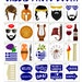 PRINTABLE Greece Photo Booth Propsgreece Travel (Instant Download) - Etsy