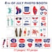 PRINTABLE 4th of July Photo Booth Props-independence Day Props ...