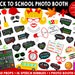 PRINTABLE Back to School Photo Booth Props-1st Day of School-school ...