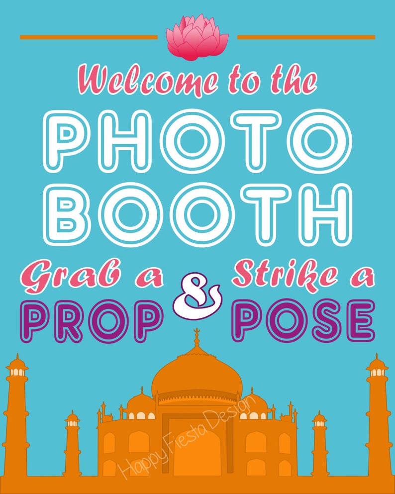 PRINTABLE India Photo Booth Props–bollywood Props-india Party Props ...