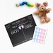 PRINTABLE Baby Gender Voting Chalkboard-baby Shower Game-baby - Etsy