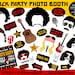 PRINTABLE Rock Photo Booth Props–rock Photo Props-rock Star Props-rock ...