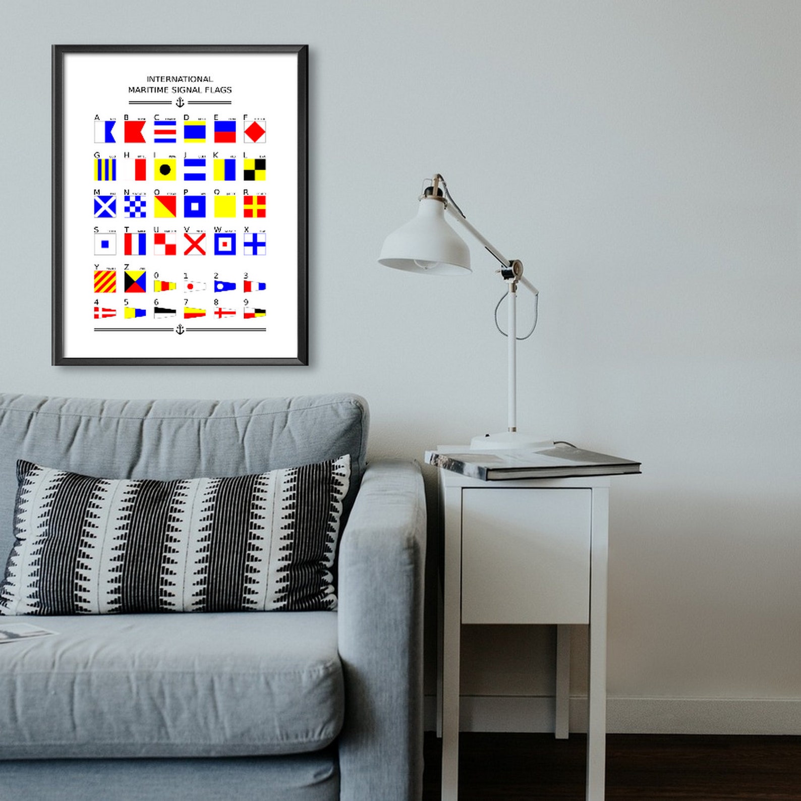 International Maritime Signal Flags Poster-nautical - Etsy
