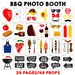 PRINTABLE BBQ Photo Booth Props-bbq Party Props-bbq Photo - Etsy