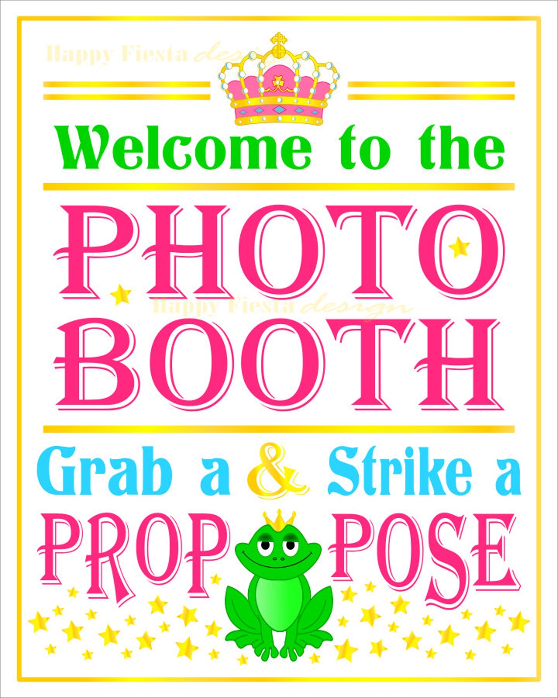 PRINTABLE Fairy Tale Photo Booth Props–fairy Tale Photo Props-printable ...