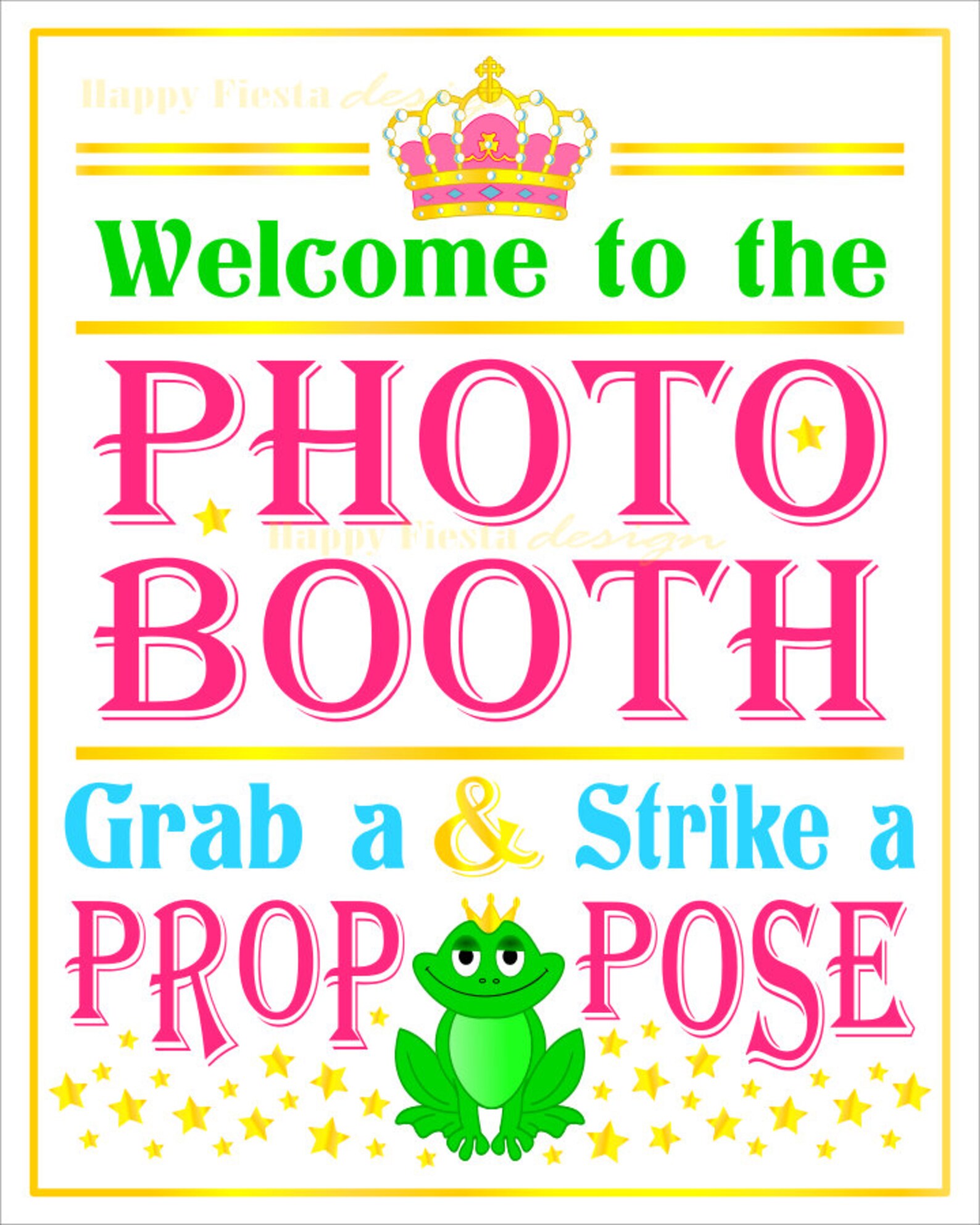 PRINTABLE Fairy Tale Photo Booth Props–fairy Tale Photo Props-printable ...