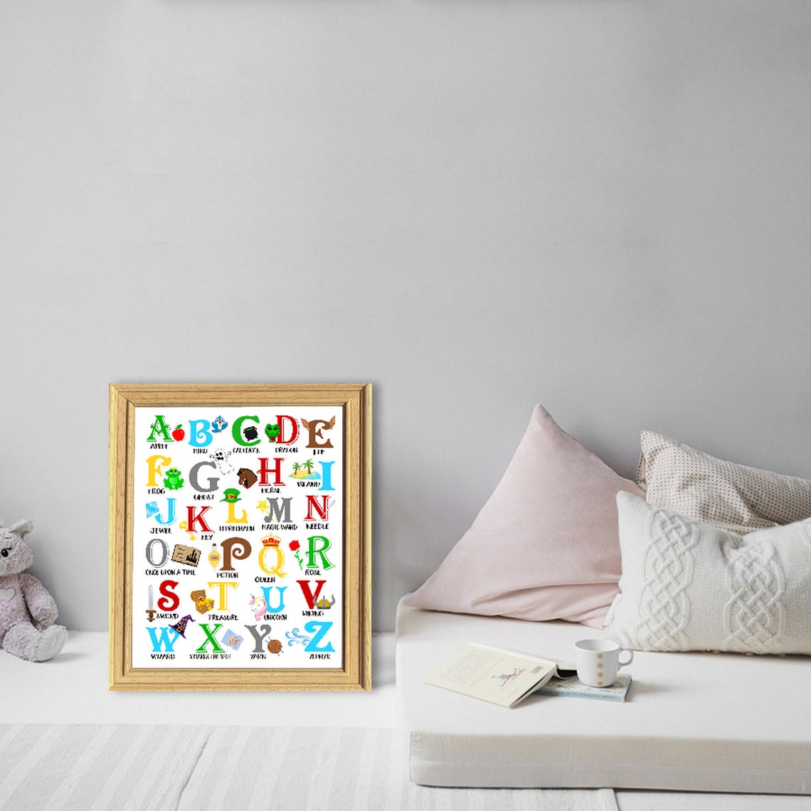 Fairy Tale Alphabet Poster-PRINTABLE Alphabet-Printable Fairy | Etsy