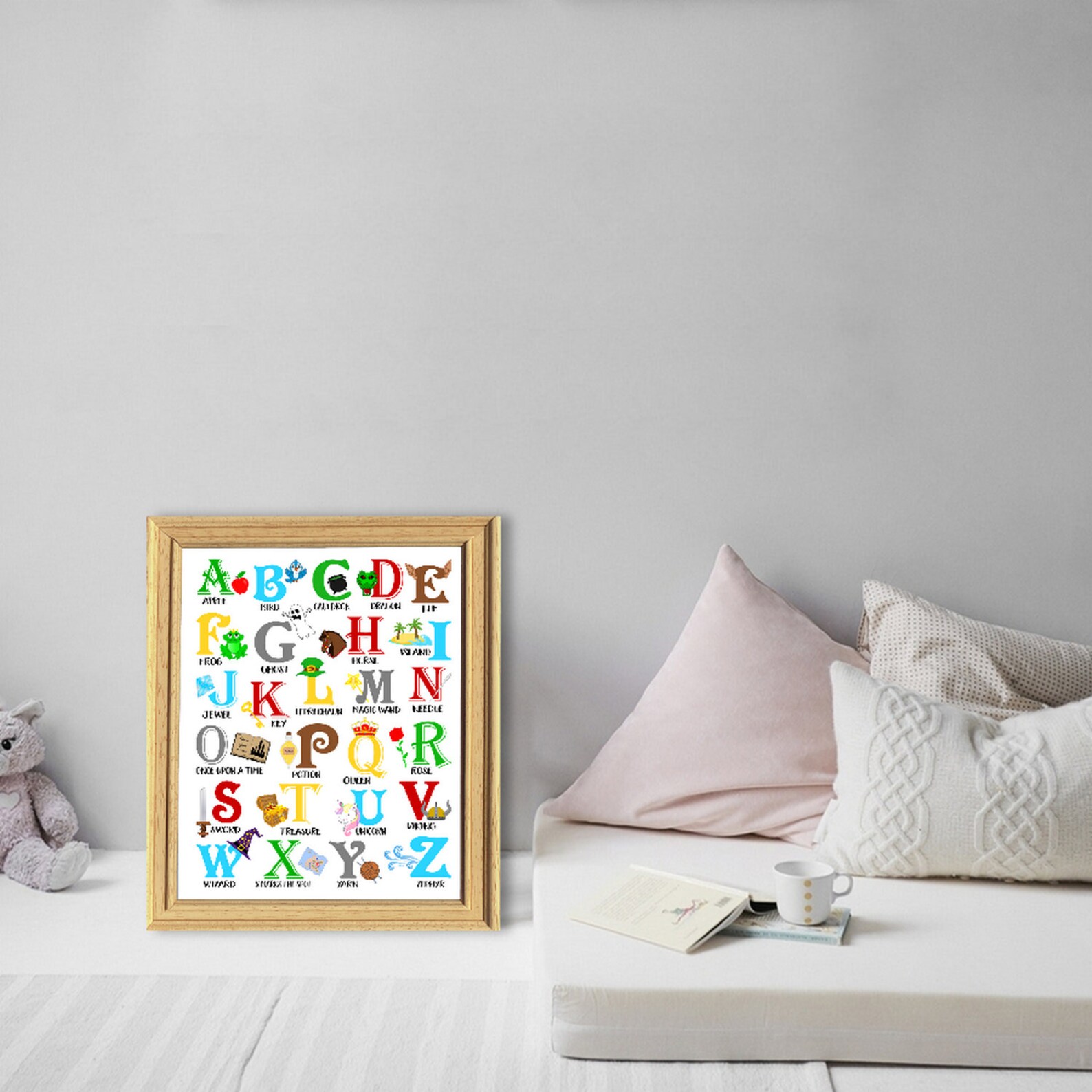 Fairy Tale Alphabet Poster-printable Alphabet-printable Fairy | Etsy