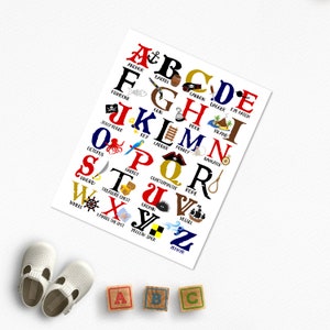 Pirate Alphabet Poster-printable Alphabet-printable Pirate ABC Poster ...