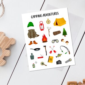 Printable Camping Adventure Print-kids Camping Print-happy Camper ...
