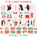 PRINTABLE Italy Photo Booth Props–italy Travel Props-italian Party ...