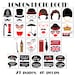 PRINTABLE London Photo Booth Props-london Props-england Props-british ...