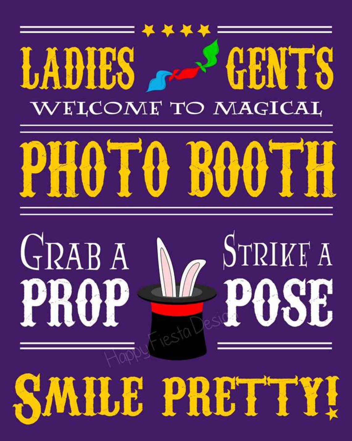 PRINTABLE Magician Photo Booth Props-wizard Photo Props-wizard Party ...