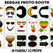PRINTABLE Reggae Photo Booth Props–reggae Party Props-jamaica Photo ...