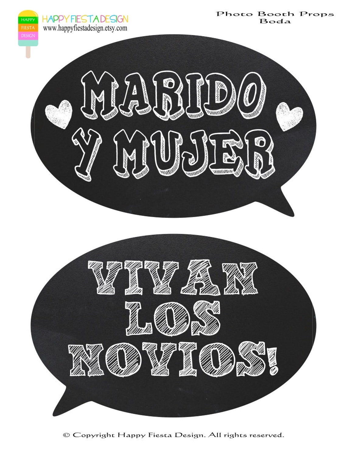 PRINTABLE Spanish Wedding Photo Booth Props-spanish Photo - Etsy Canada