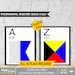 PRINTABLE International Maritime Signal Flags-letters A-z-maritime ...