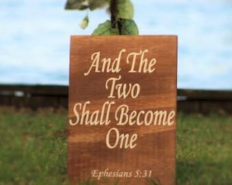 Two Shall Become One - Etsy