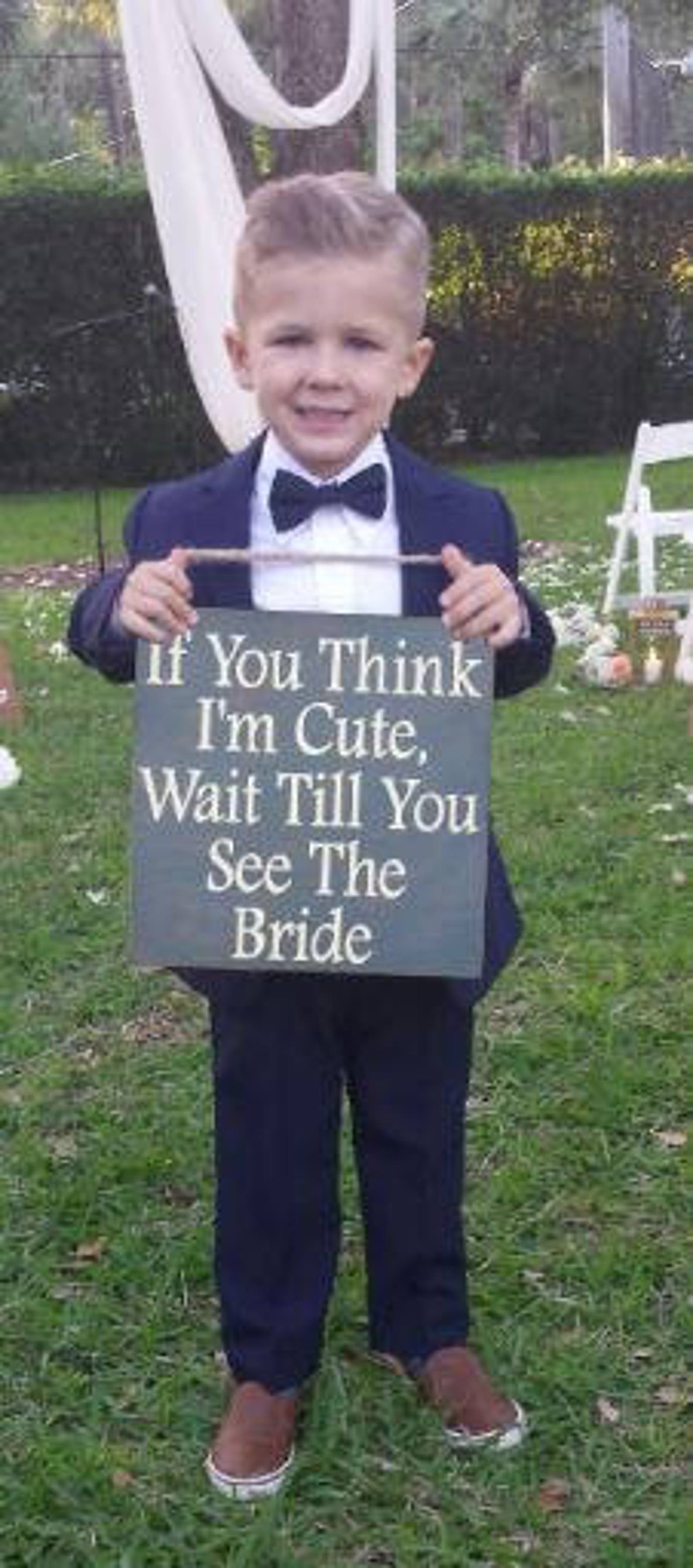 Ring Bearer Signs/ Ringbearer Sign/flower Girl Signs/wedding - Etsy