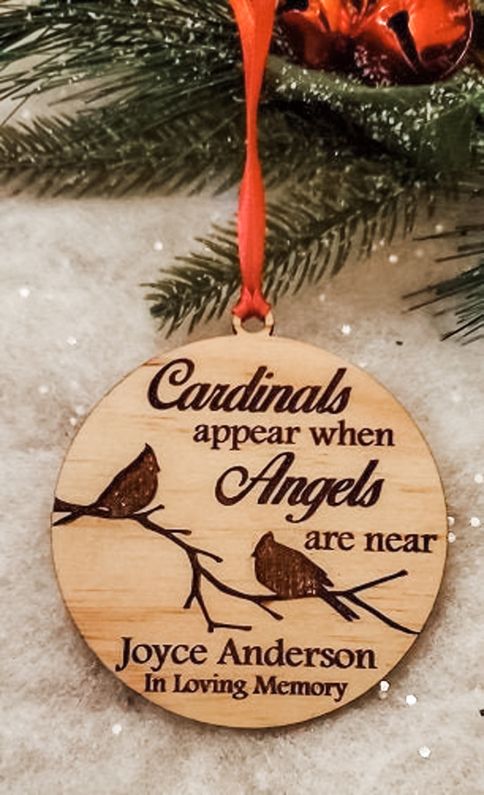 Cardinal Gift Ornament/in Loving Memory Christmas - Etsy