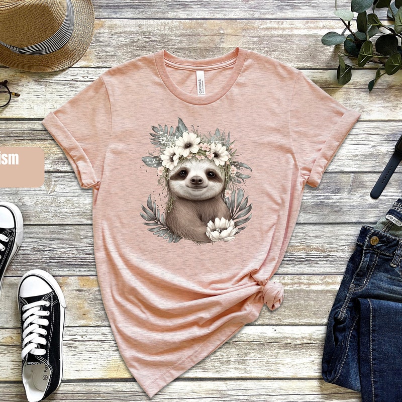 Sloth Shirt Women - Etsy