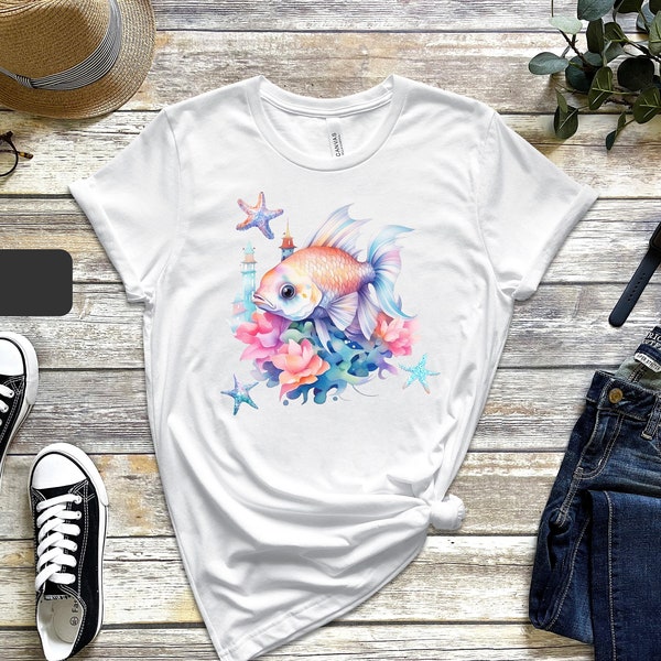Sea Life Shirt - Etsy